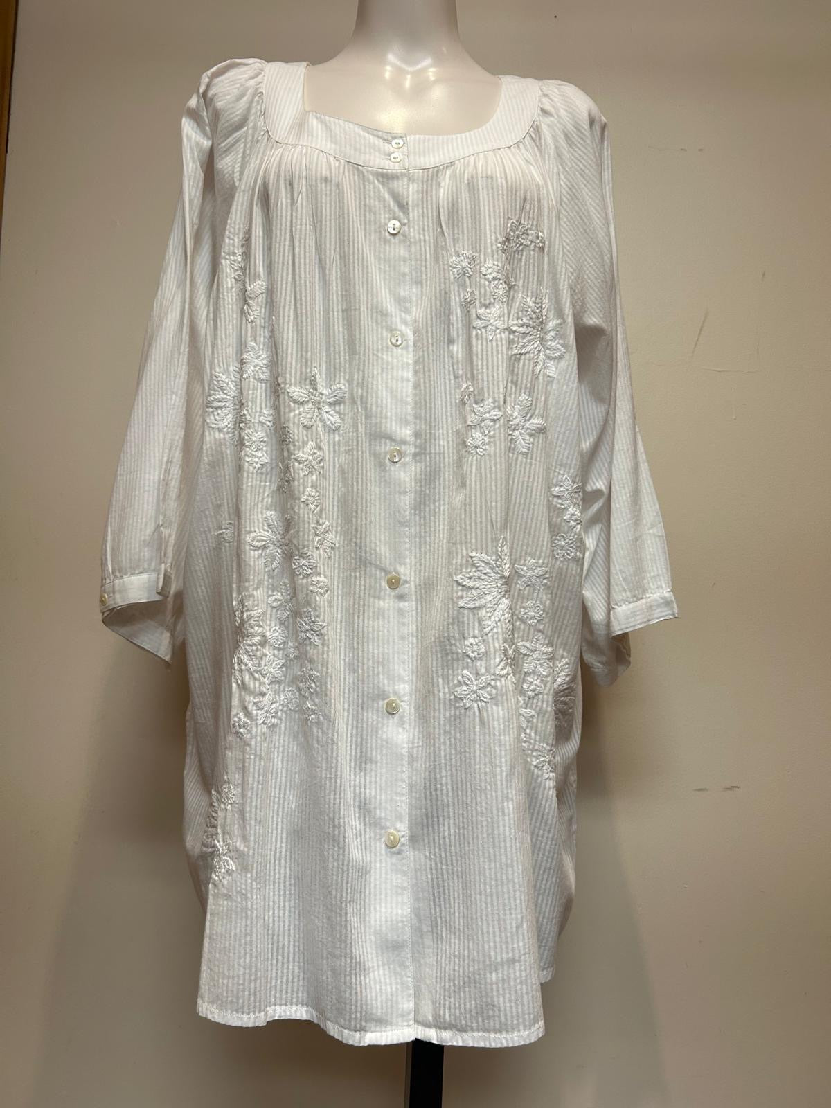 April Cornell Savanah Women’s Tunic/Blouse Plus Size White – Eveline ...