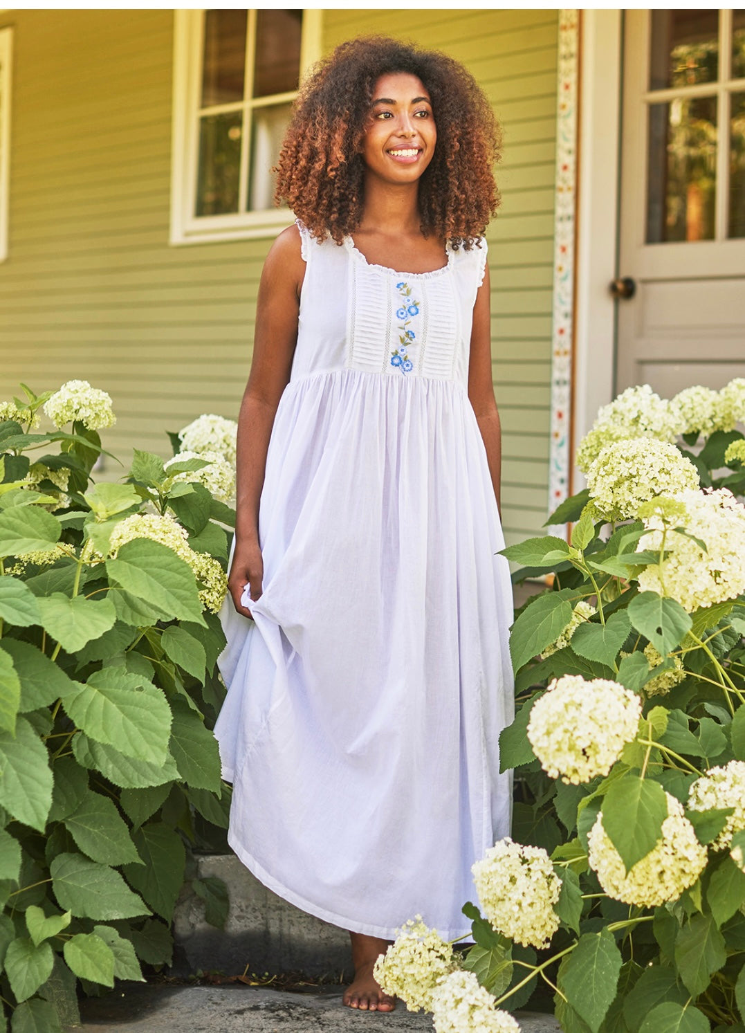 April Cornell Forget Me Not Night Gown – Eveline Street Clothing